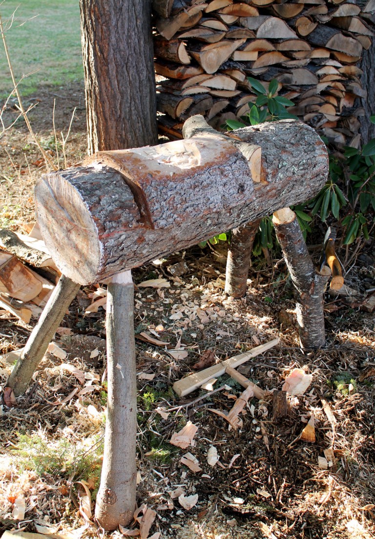 Adaptable Shaving Horse | David Fisher, Carving Explorations