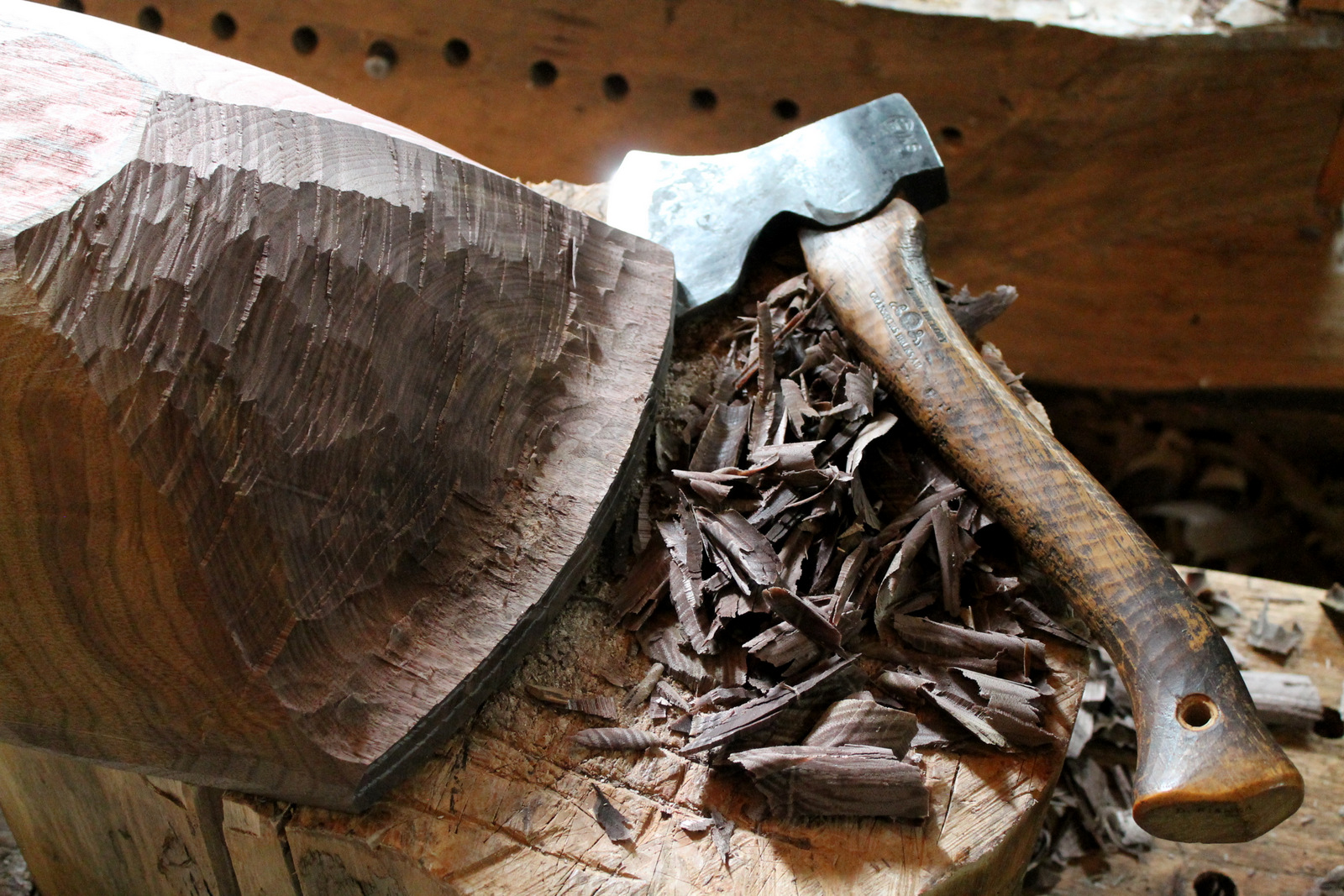 Axe Work | David Fisher, Carving Explorations