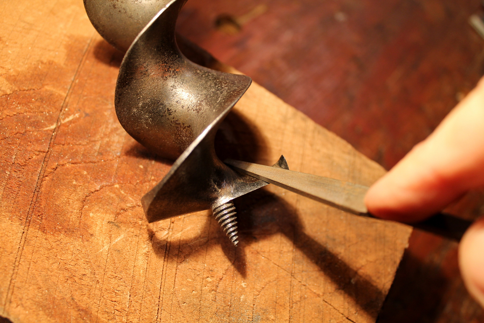 The T-Handle Auger | David Fisher, Carving Explorations