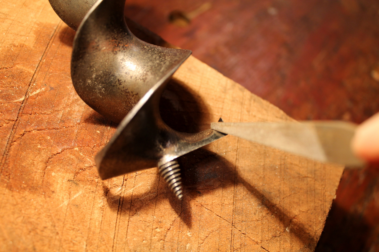 The T-Handle Auger | David Fisher, Carving Explorations