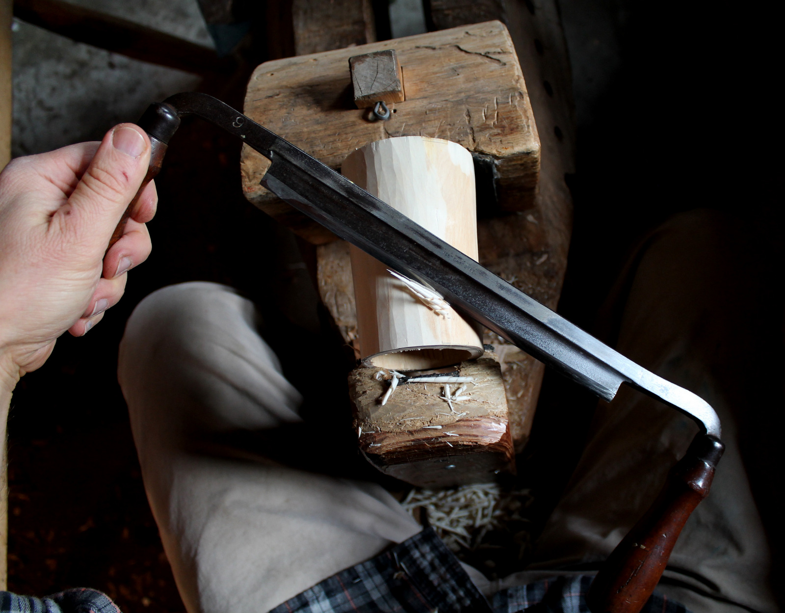 New Evening Trees Shrink Pots | David Fisher, Carving Explorations