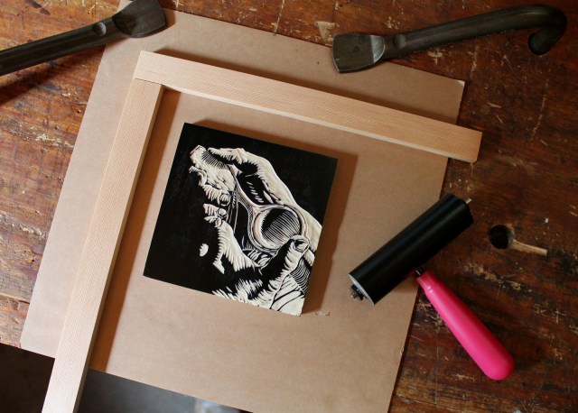 Woodblock Prints | David Fisher, Carving Explorations