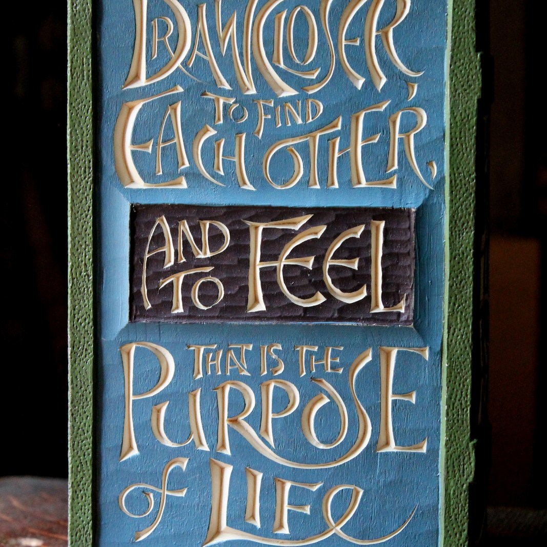 Lettering Gallery | David Fisher, Carving Explorations