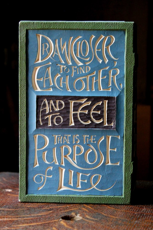 Learning from Lettering | David Fisher, Carving Explorations