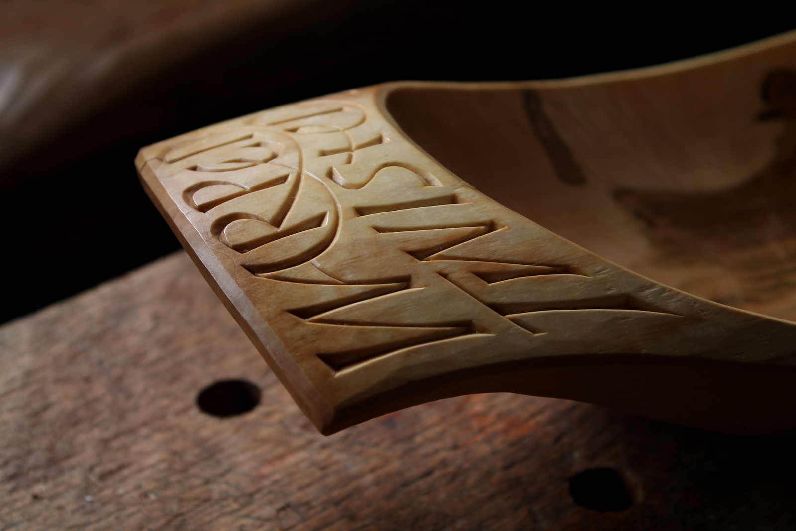 Lettering Gallery | David Fisher, Carving Explorations