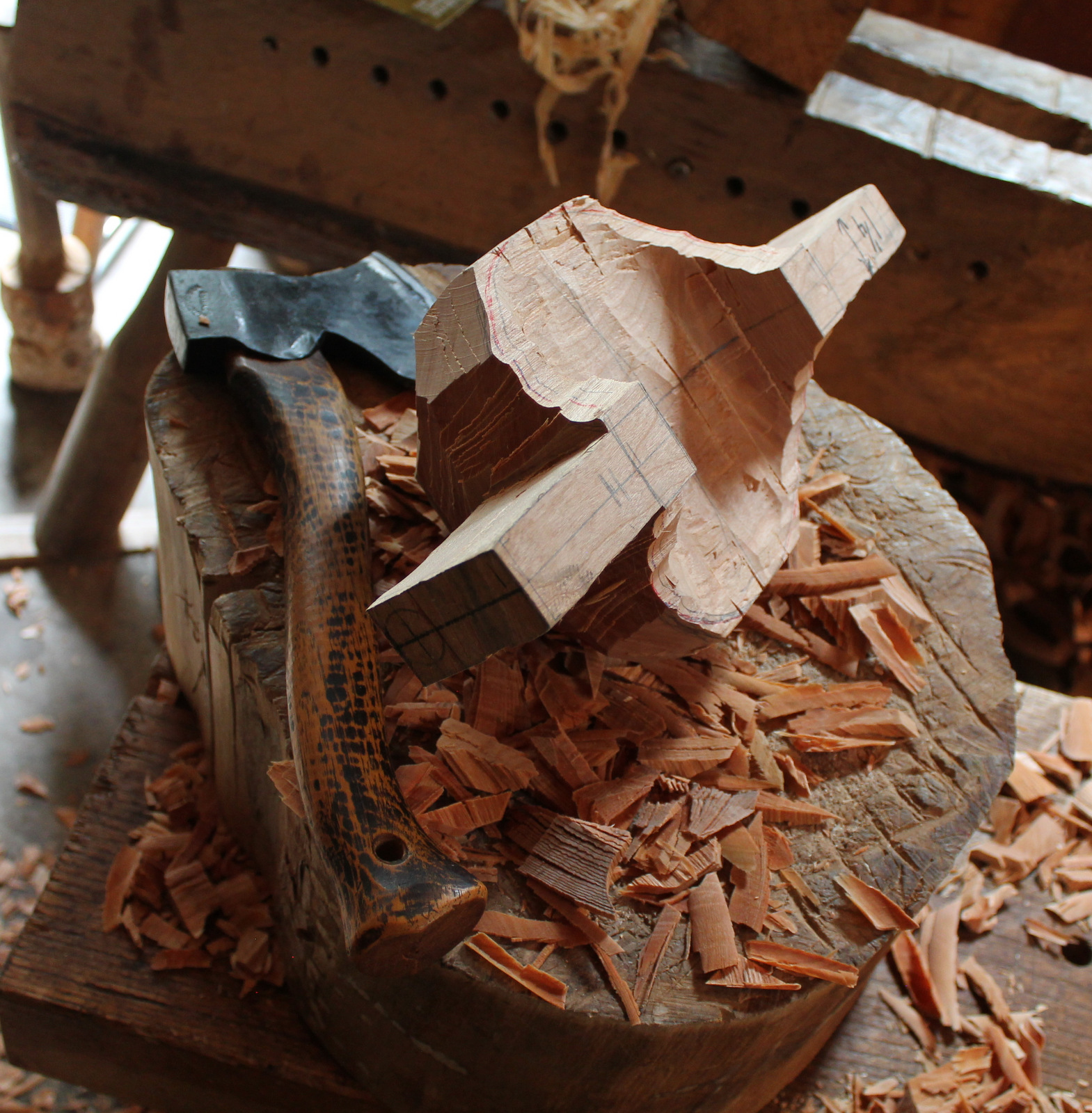 Three in the Rough | David Fisher, Carving Explorations