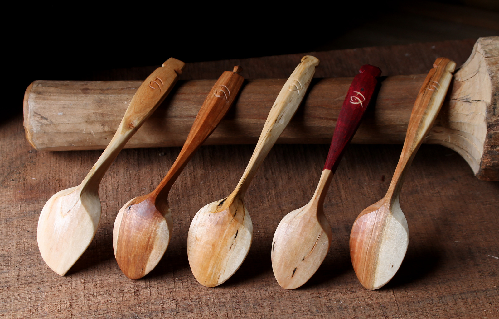 A Couple Shrink Pots and Spoons | David Fisher, Carving Explorations