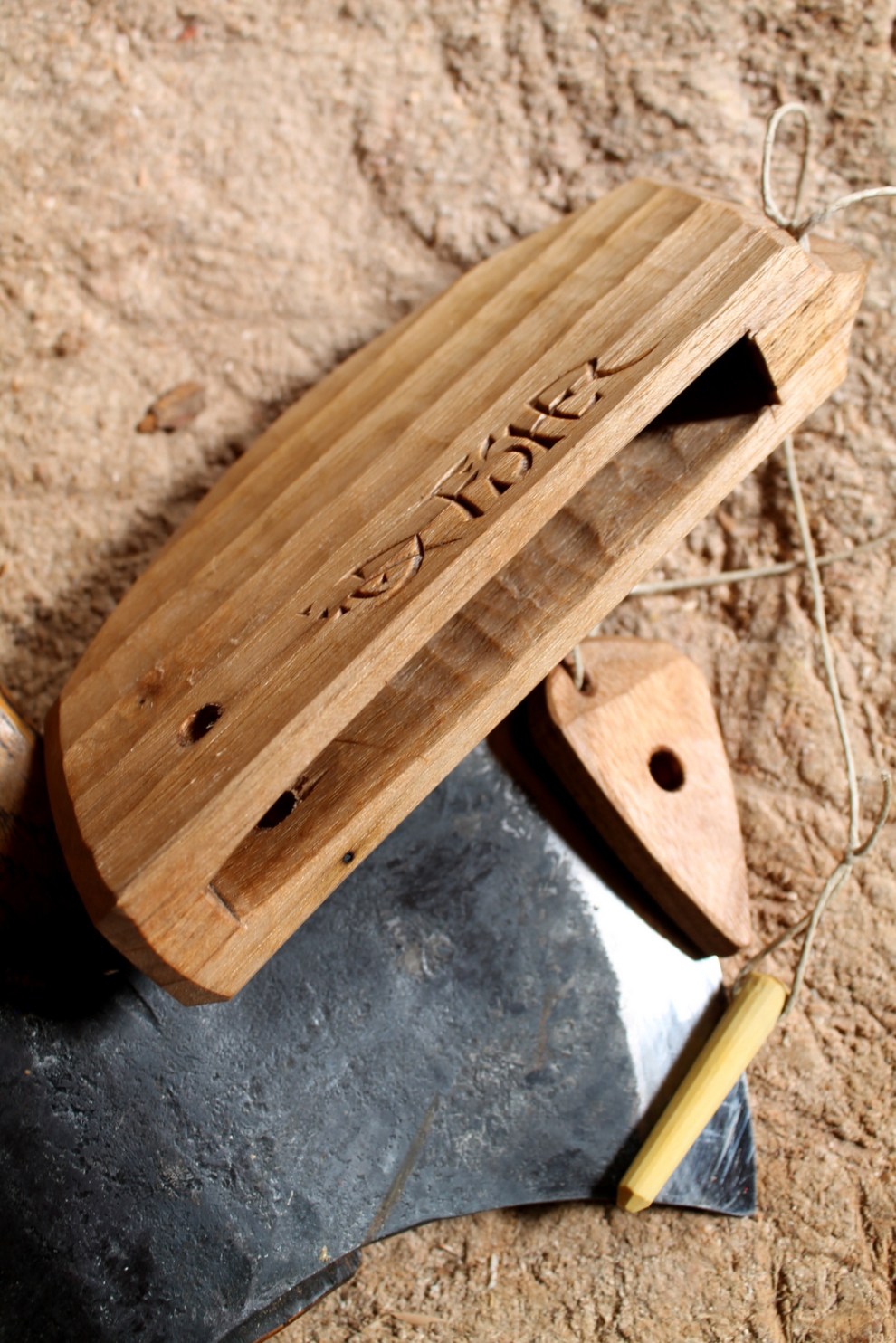 Axe Sheath of Wood | David Fisher, Carving Explorations