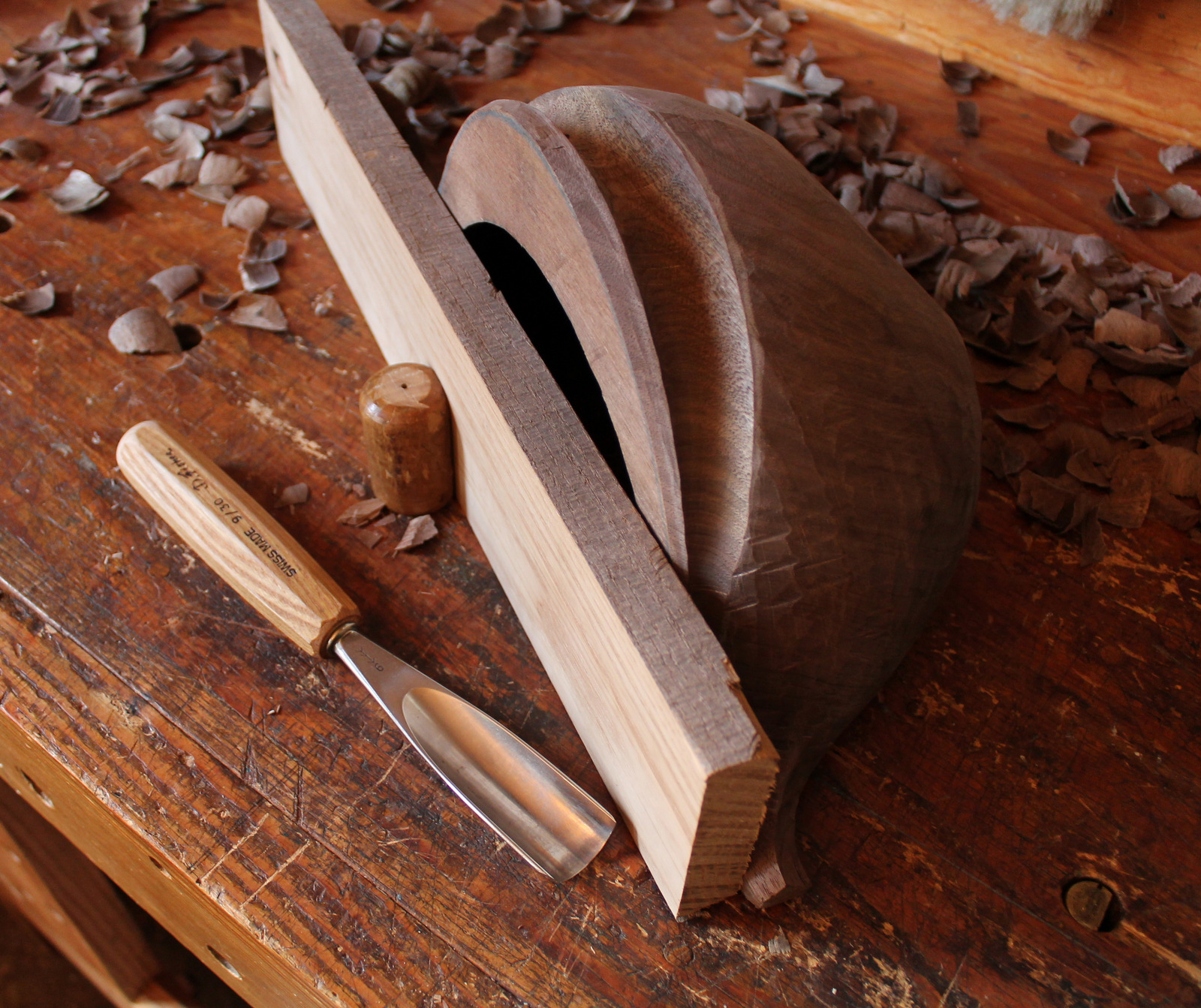 Back to the Hens | David Fisher, Carving Explorations