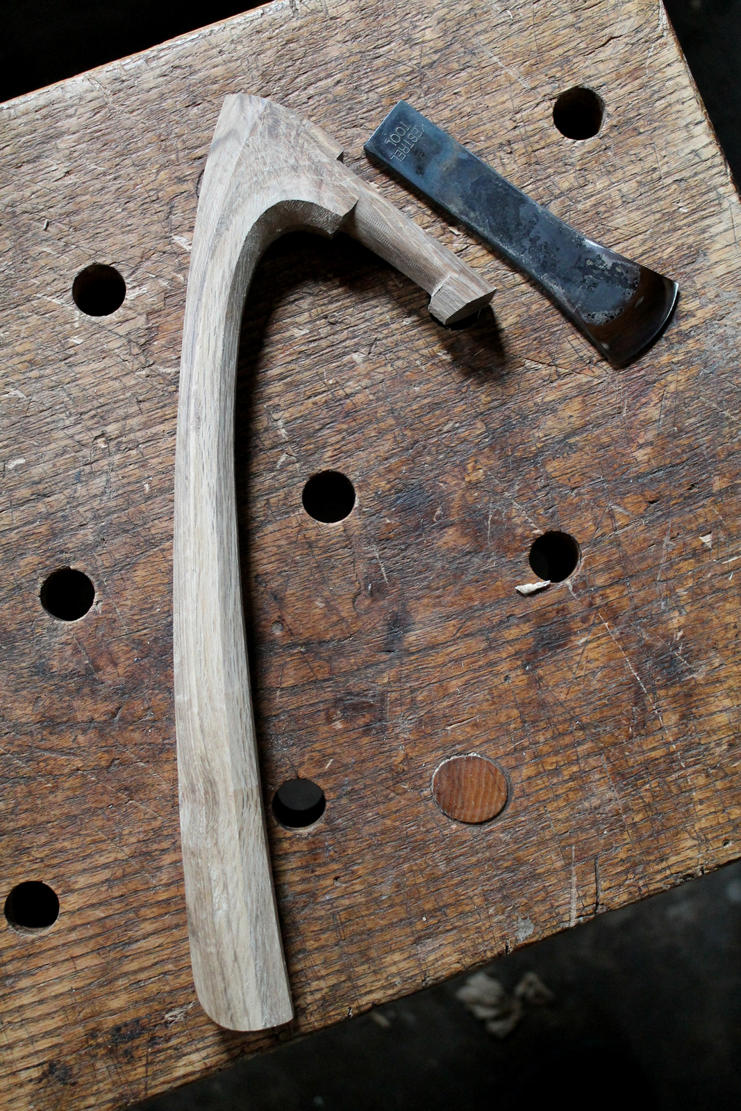 Elbow Adze | David Fisher, Carving Explorations