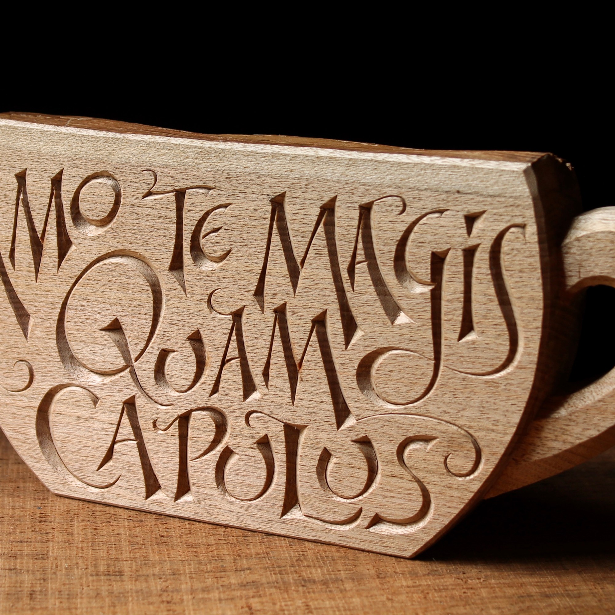 Lettering Gallery | David Fisher, Carving Explorations