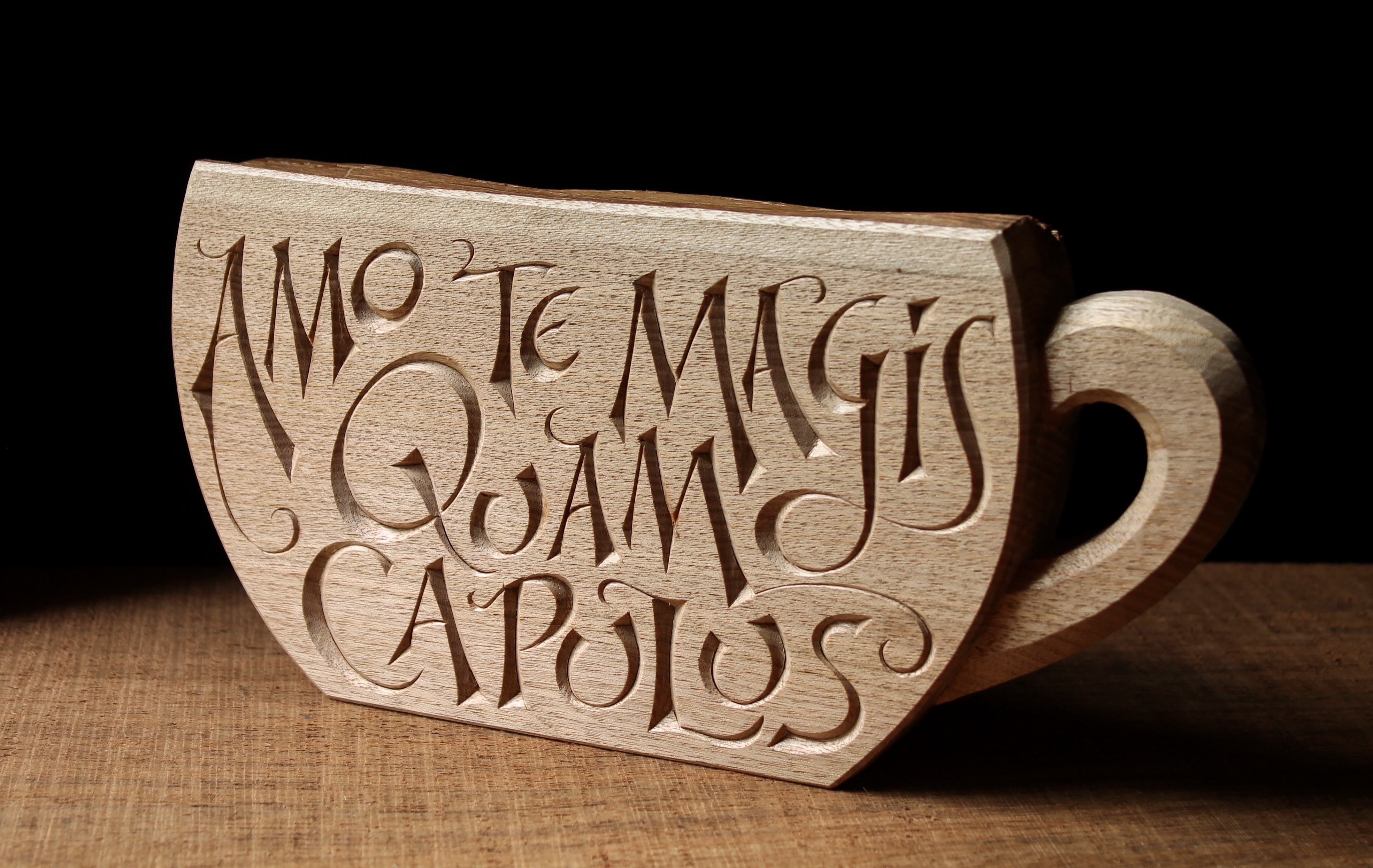 Lettering Gallery | David Fisher, Carving Explorations