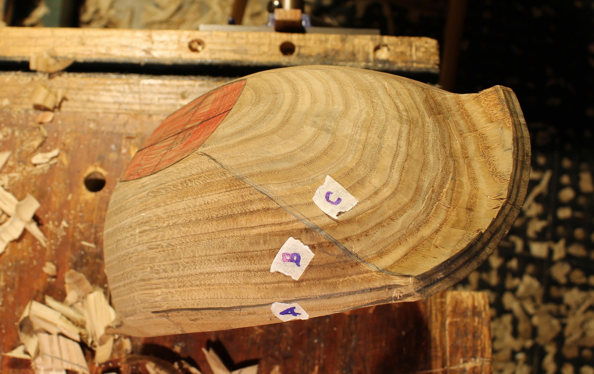 Carving American Chestnut 3: Foot Shape | David Fisher, Carving ...
