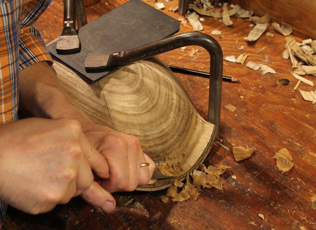 Carving American Chestnut 3: Foot Shape | David Fisher, Carving ...