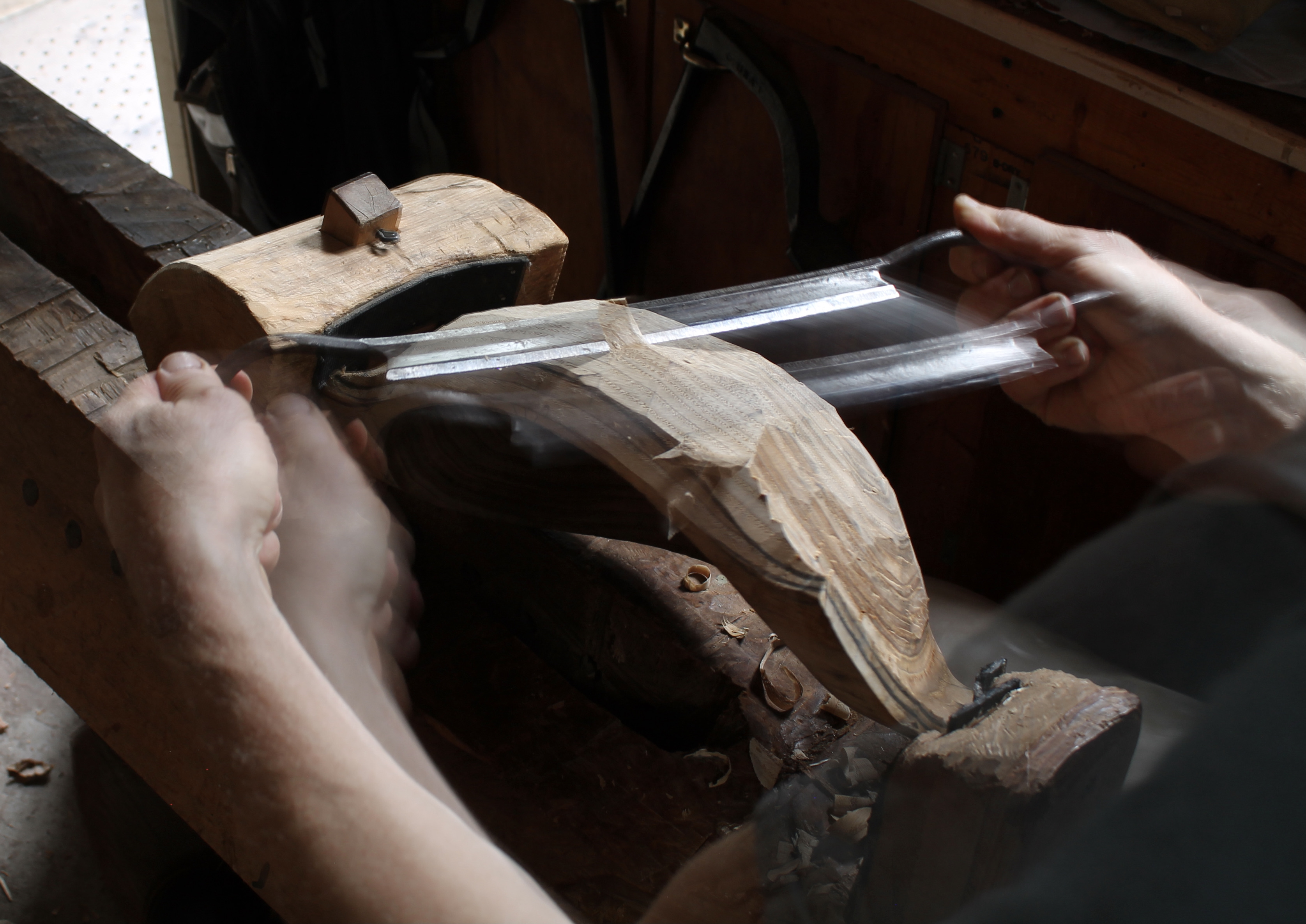 Carving American Chestnut 3: Foot Shape | David Fisher, Carving ...