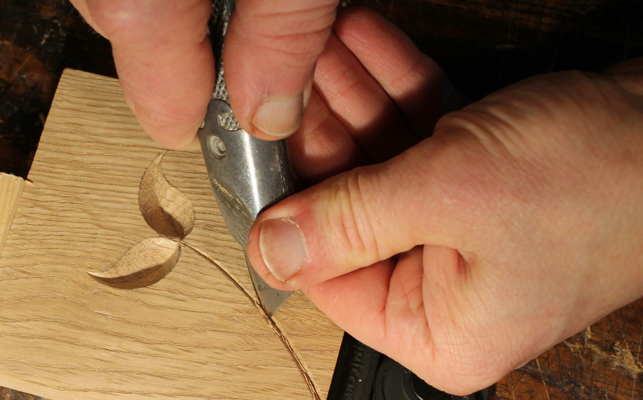 Carving the Leaves | David Fisher, Carving Explorations