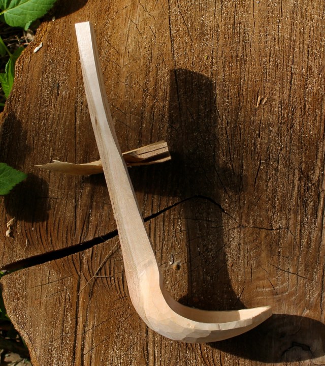 Riving a Cherry Crook | David Fisher, Carving Explorations