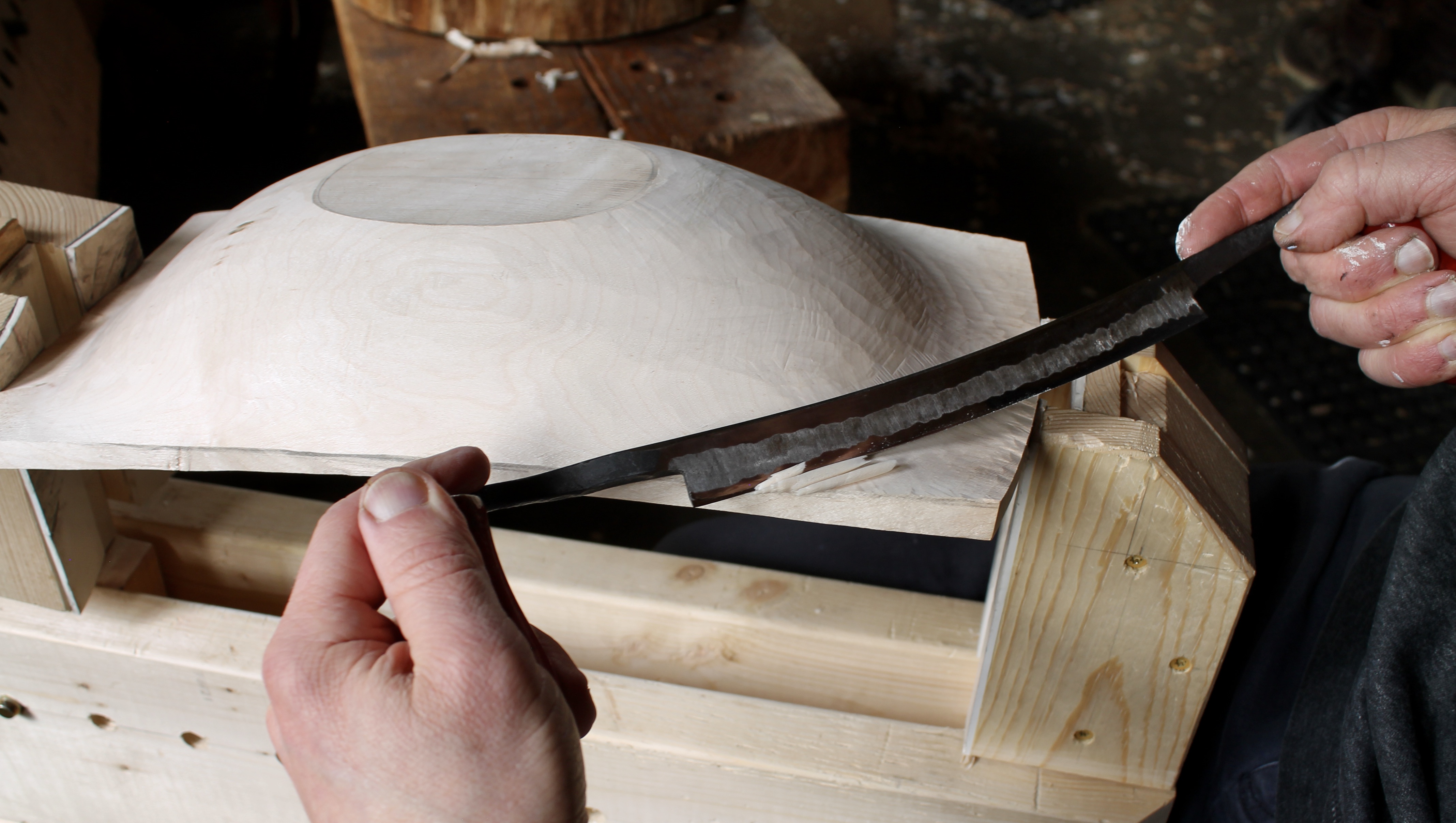 Drawknife Fun With a New Bowl | David Fisher, Carving Explorations