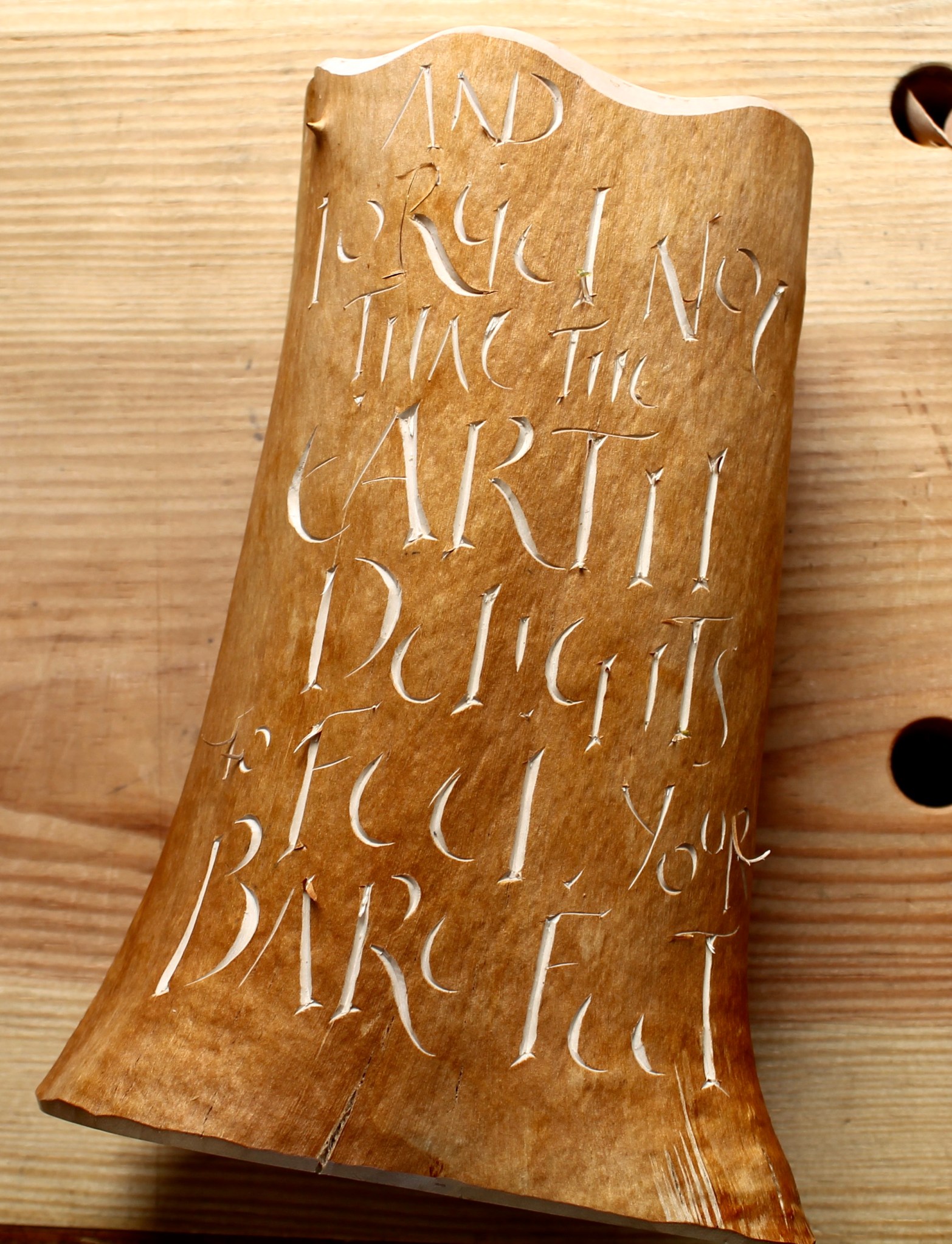 Barefoot Shrink Pot | David Fisher, Carving Explorations