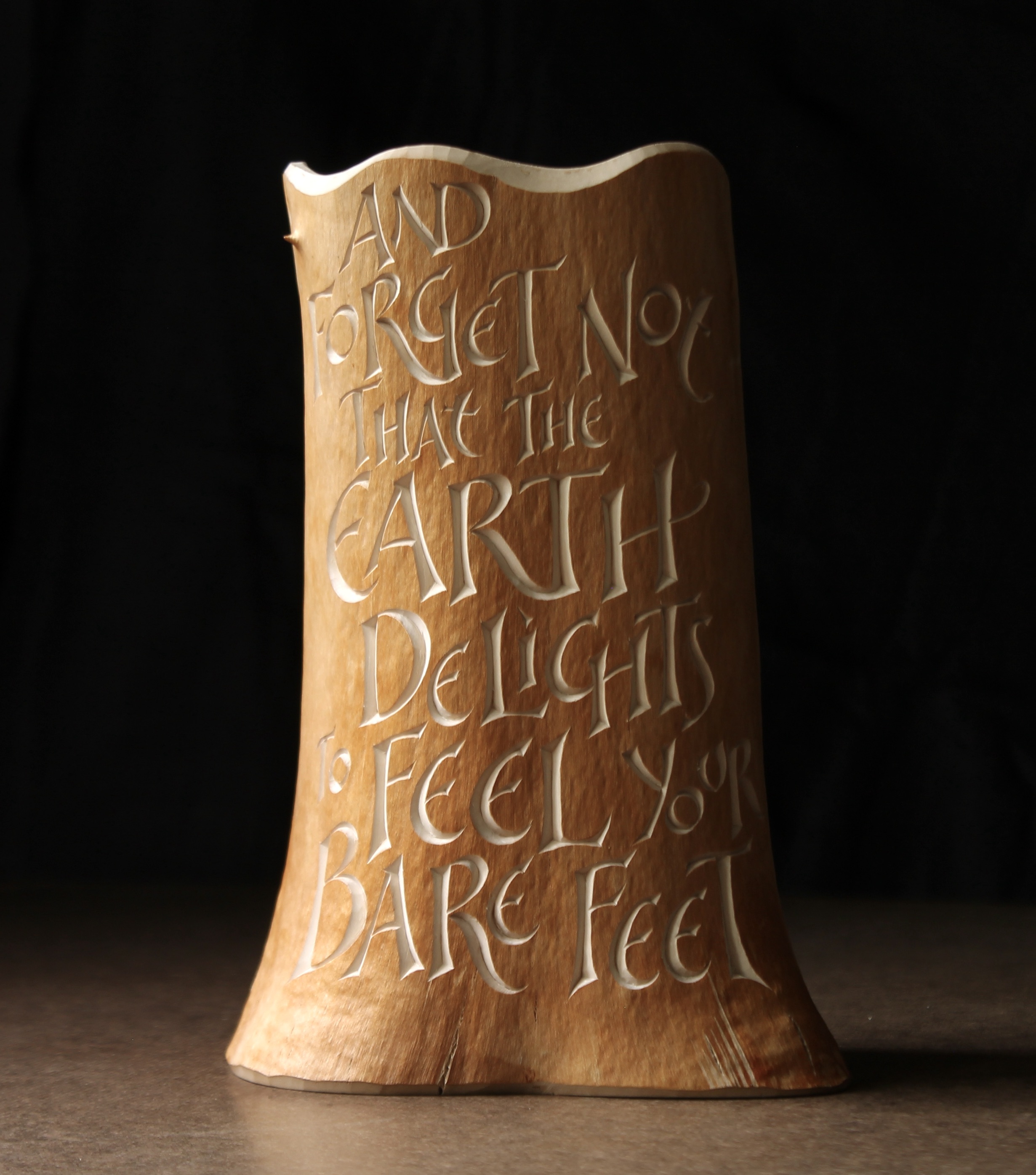 Lettering Gallery | David Fisher, Carving Explorations