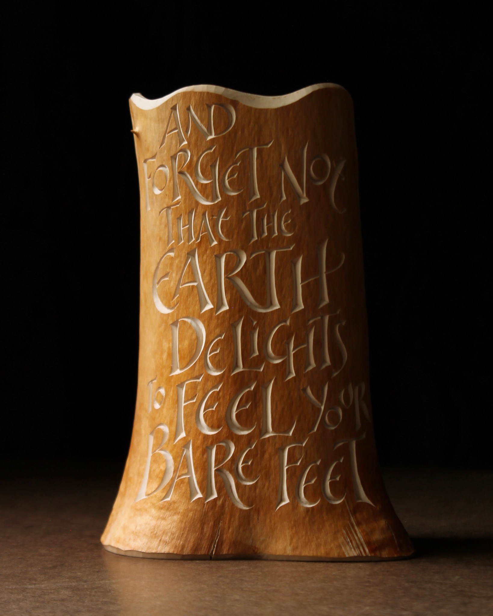 Barefoot Shrink Pot | David Fisher, Carving Explorations