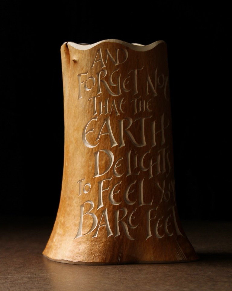 Barefoot Shrink Pot | David Fisher, Carving Explorations
