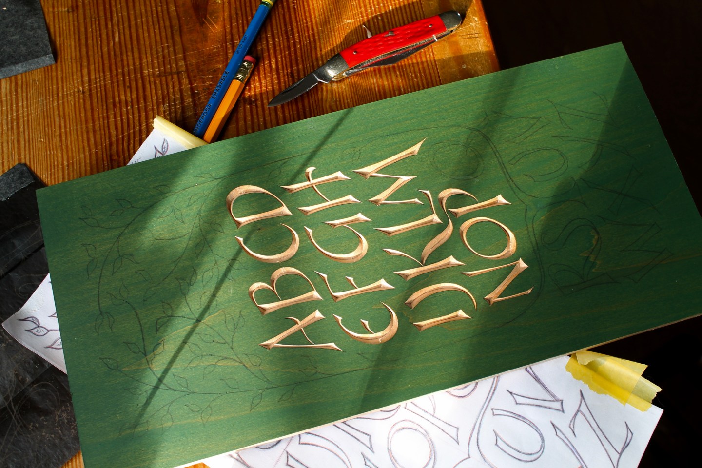“QRS-Tree-UV” Pattern | David Fisher, Carving Explorations
